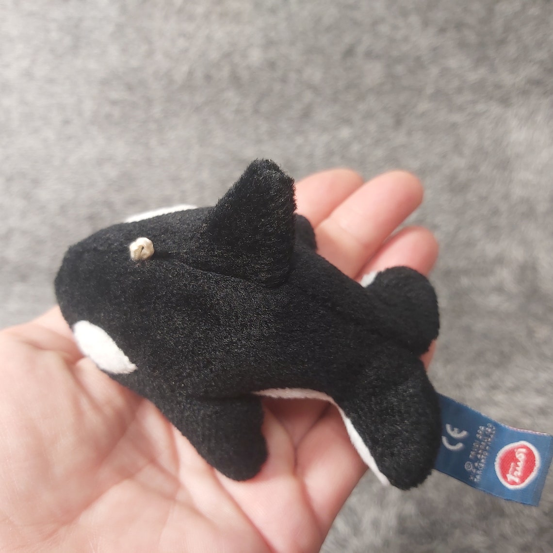 Small Killer Whale Plush Vintage. Orca Plush Vintage. Trudi Sweet ...