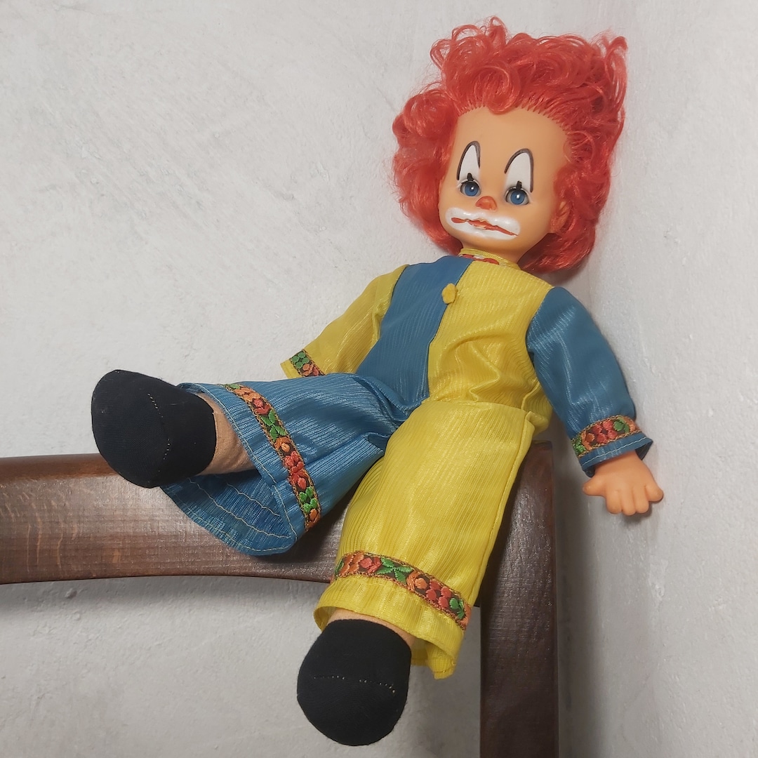 Vintage Clown Sleepy Eyes. Vintage Stuffed Clown Sleepy Eyes Vintage ...