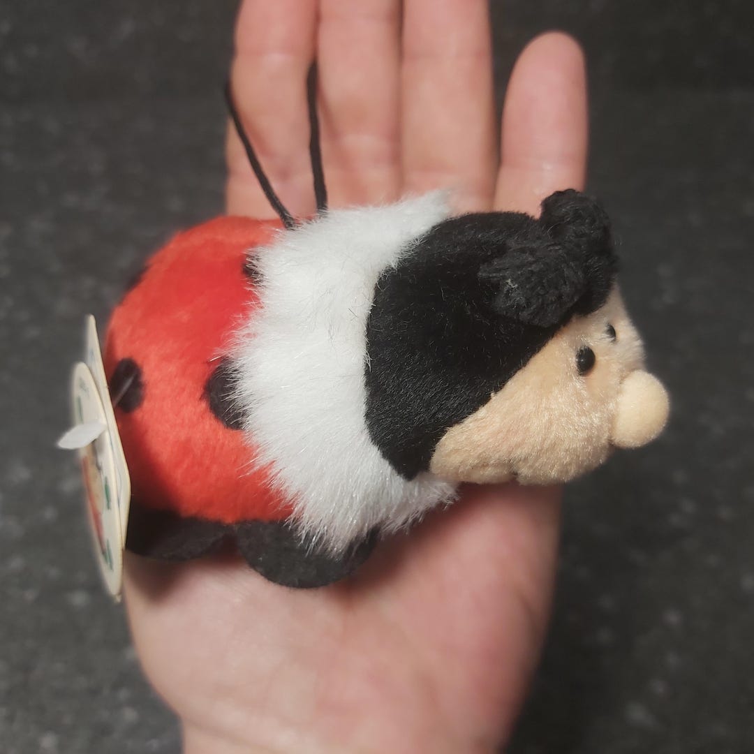 Vintage Ladybug Nici Keychain Ladybug Plush Vintage. Stuffed Ladybug ...
