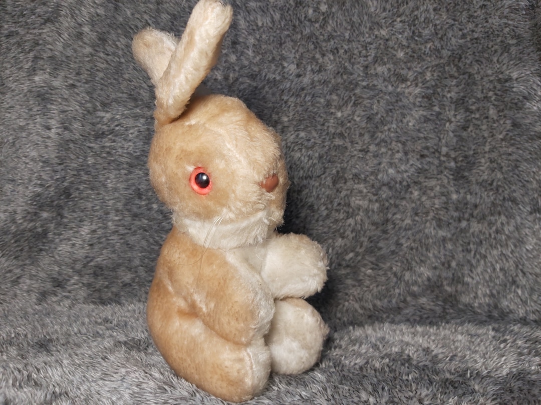 Vintage Plush Rabbit. Stuffed Rabbit Vintage. Stuffed Animal Bunny ...