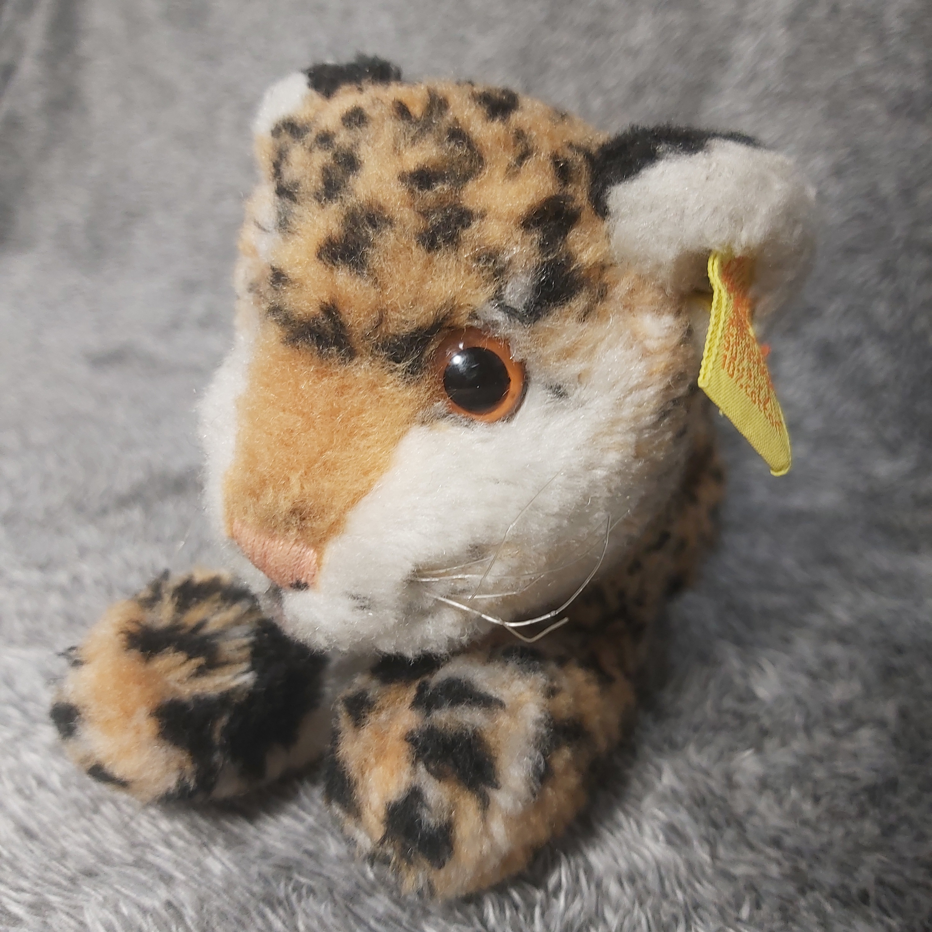 Vintage Steiff Leopard Sigi Stuffed Animal. Leopard Steiff 0825/16 Made ...