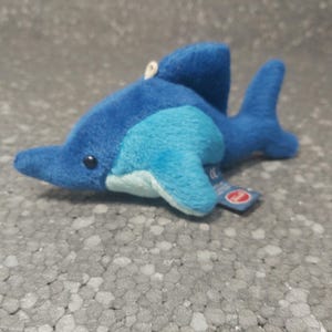 Dolphin Plush Keychain. Marlin Fish Trudi Sailfish Stuffed Animal ...
