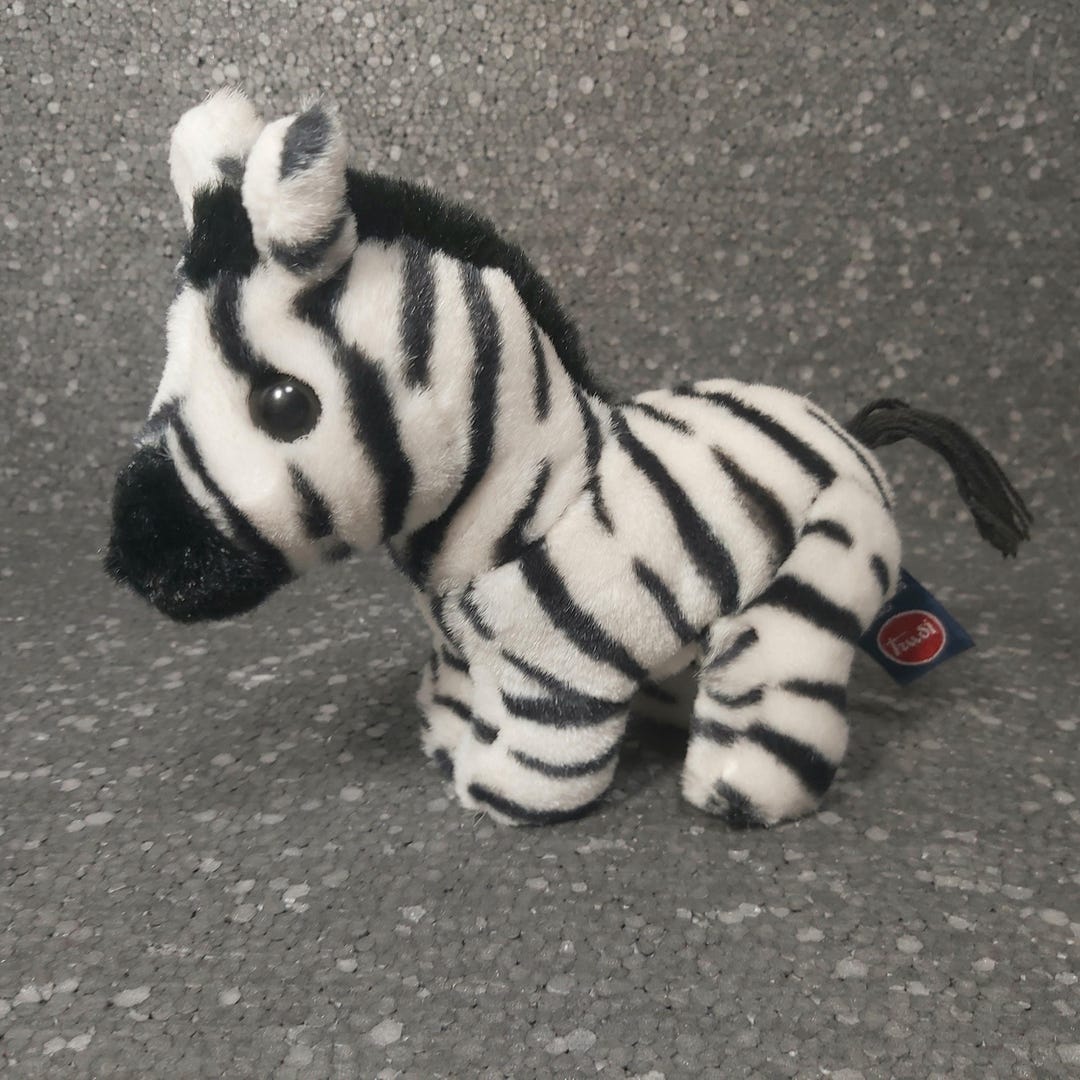 Zebra Stuffed Vintage. Zebra Trudi. Vintage Plush Zebra. Vintage Zebra ...