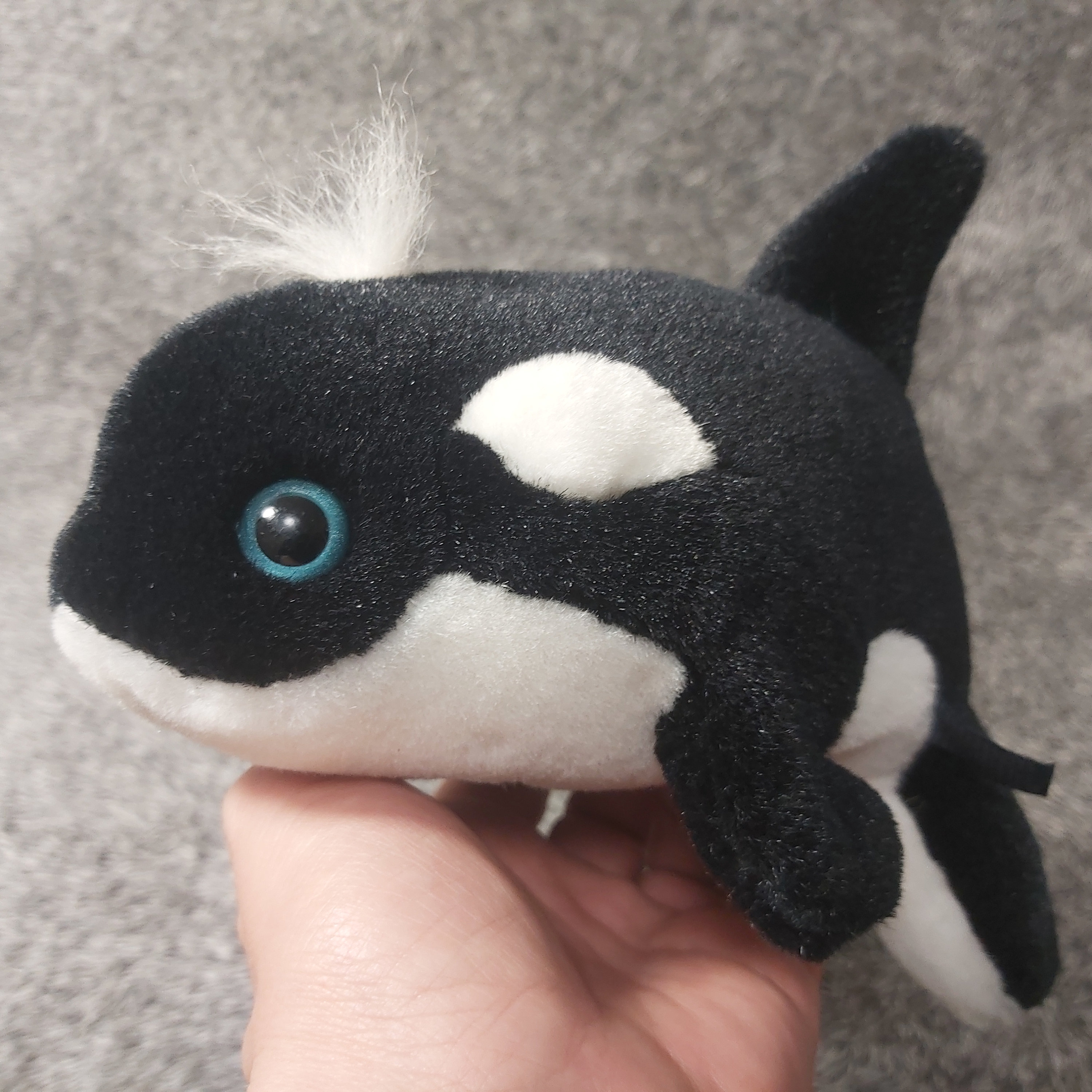 Killer Whale Plush Vintage. Orca Plush. Vintage Trudi. Killer Whale ...