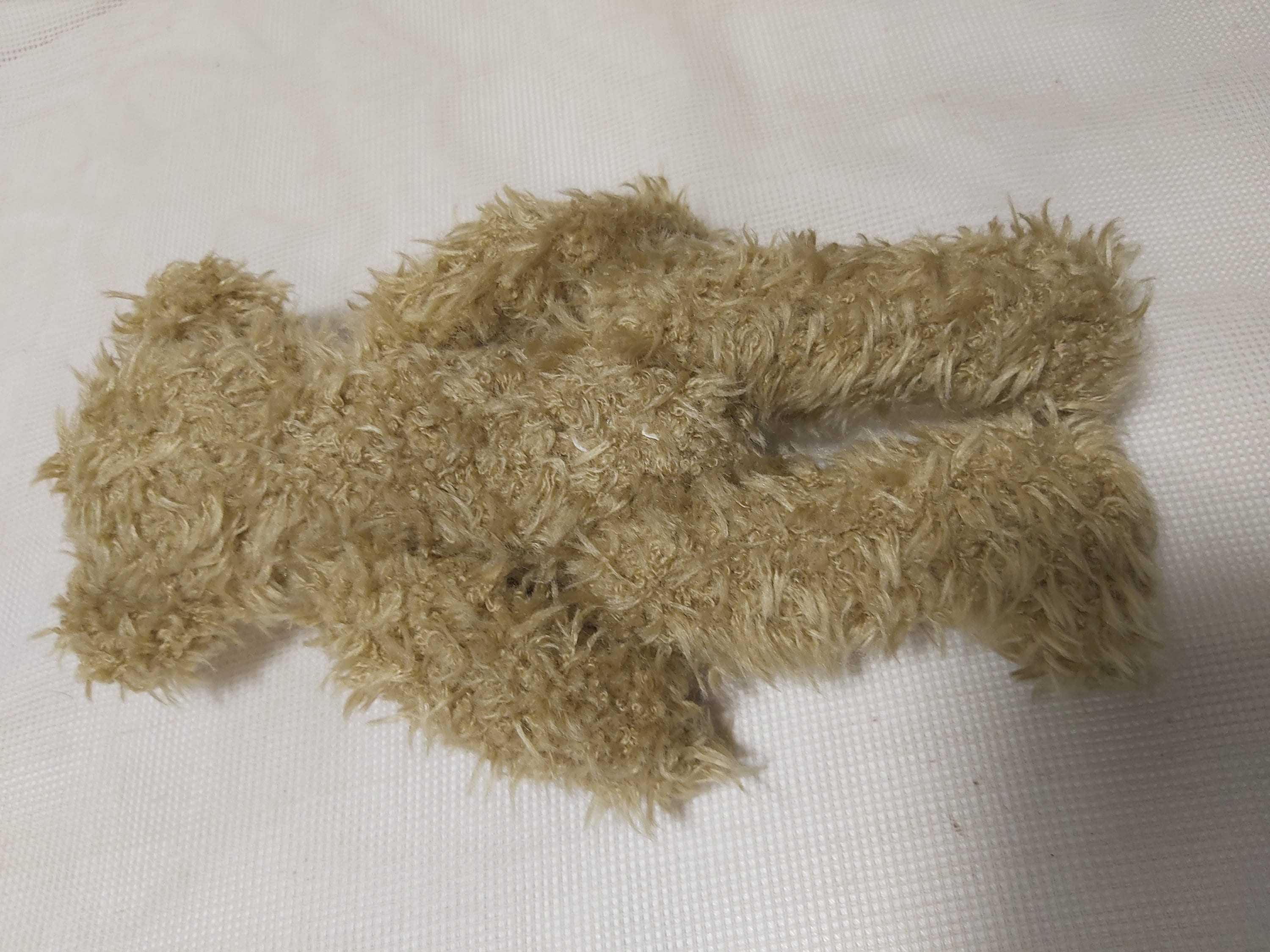 Small Beige Teddy Vintage. Classic Plush Teddy Bear. Movable Vintage ...