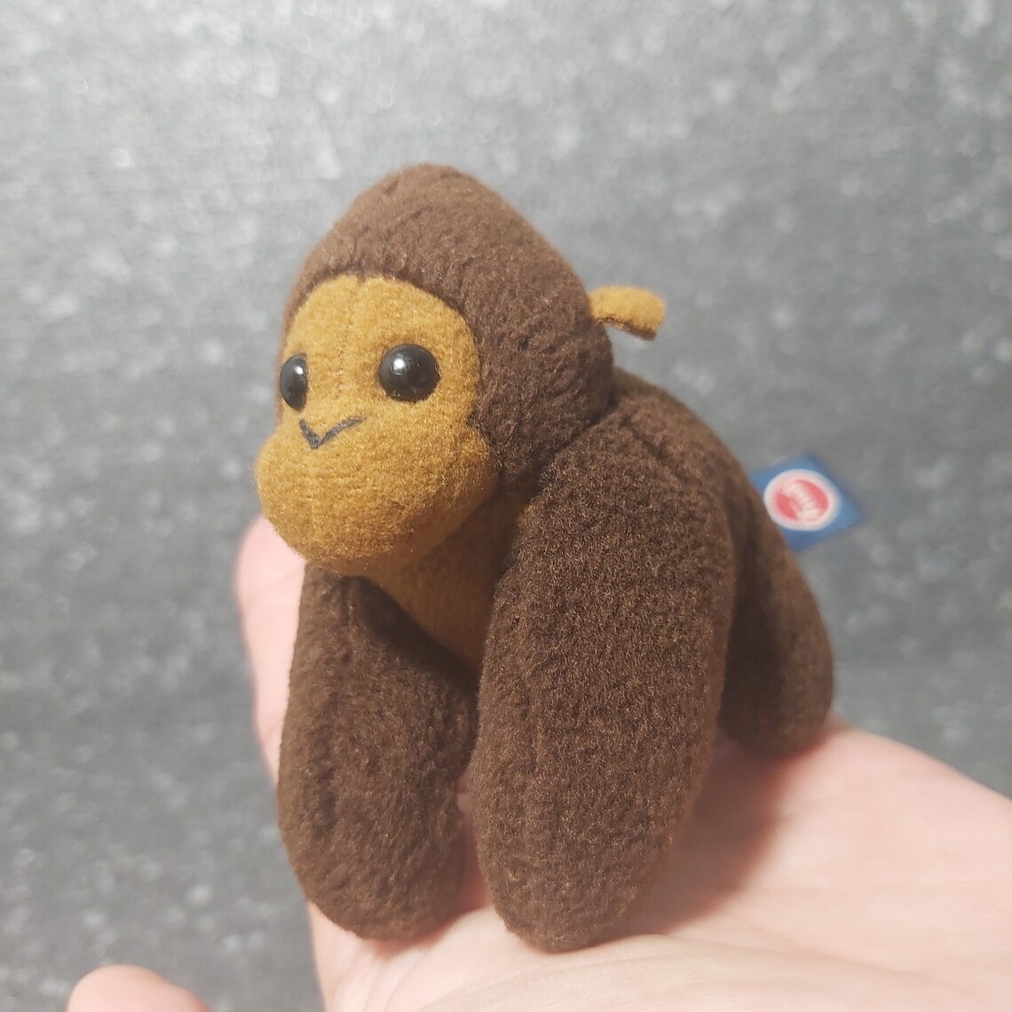 Gorilla Plush. Trudi Vintage Gorilla Monkey. Small Gorilla Trudi Sweet ...