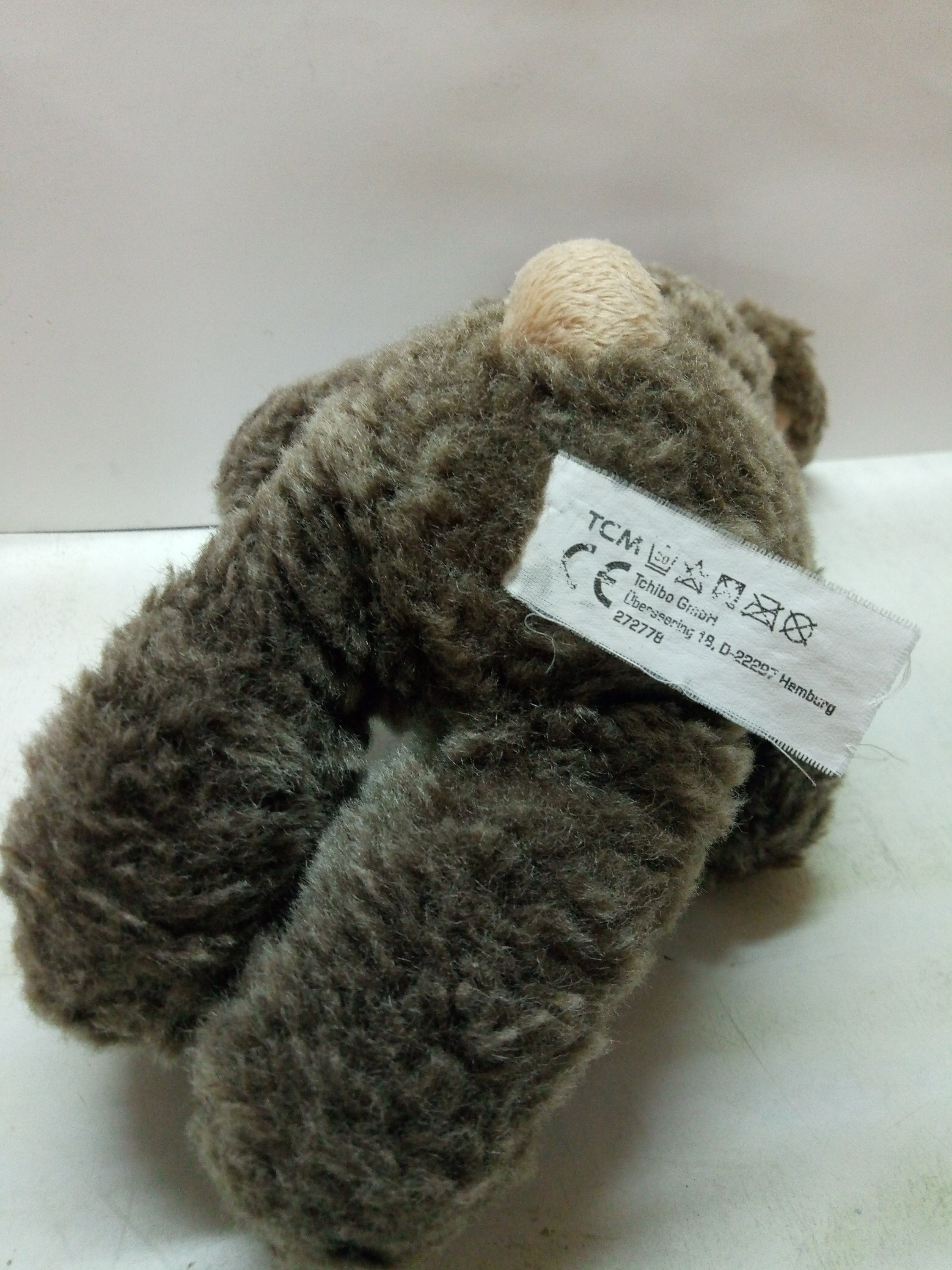 Vintage Plush Bunny. Dark Gray Plush Bunny. Stuffed Animal Plush Bunny ...