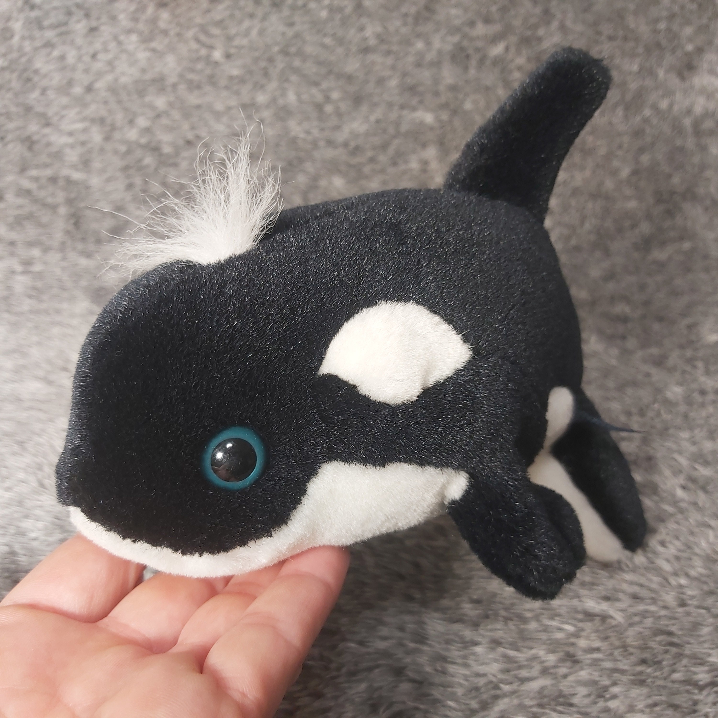 Killer Whale Plush Vintage. Orca Plush. Vintage Trudi. Killer Whale ...