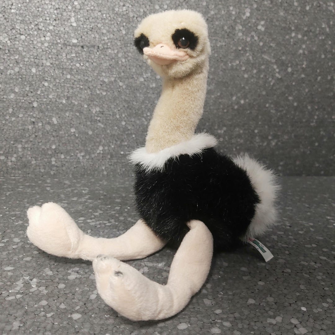 Ostrich Plush Vintage. Ostrich Playtime. Vintage Ostrich Stuffed Animal ...
