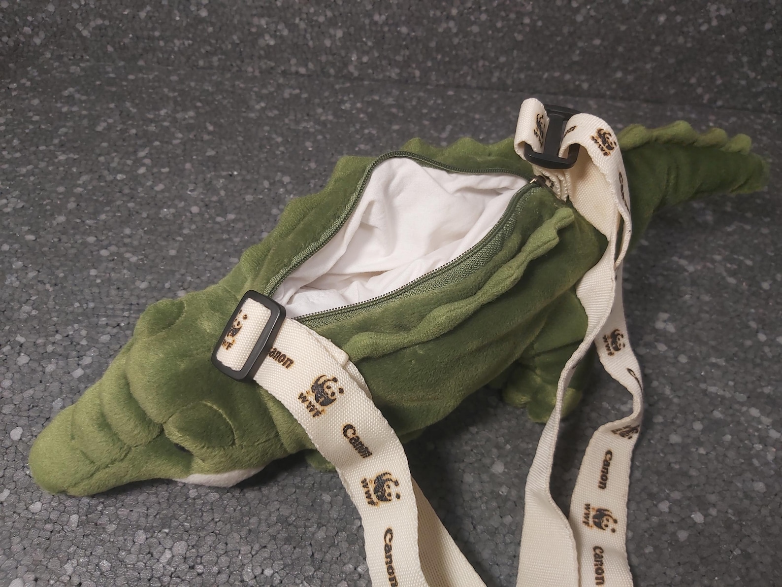 Realistic Crocodile WWF Bag. Vintage Plush Crocodile Anna Club Plush ...