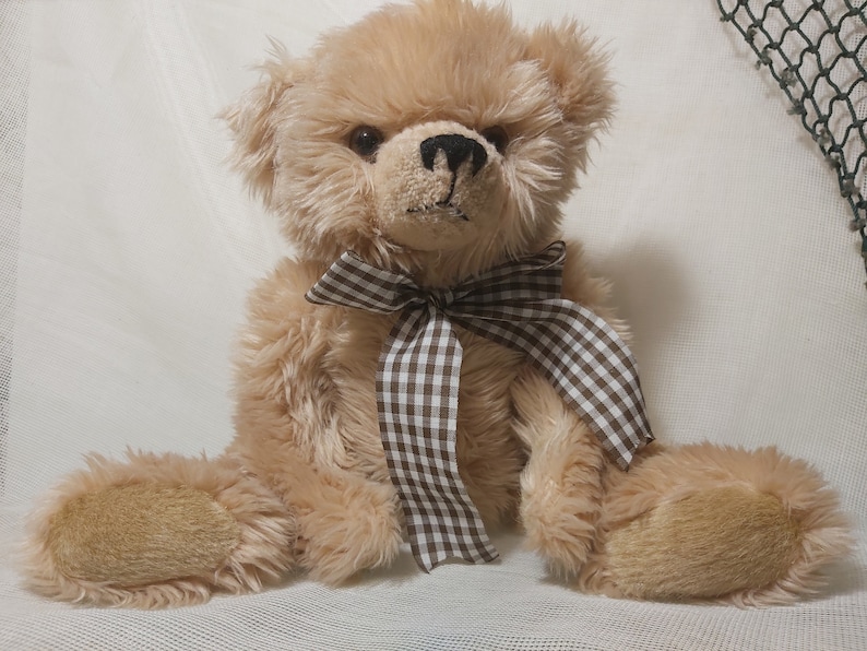 Vintage Cream Teddy Bear. Holland Vintage Teddy. Character Face Teddy ...