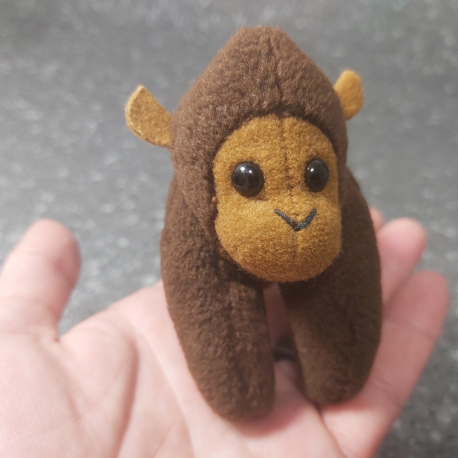 Gorilla Plush. Trudi Vintage Gorilla Monkey. Small Gorilla Trudi Sweet ...