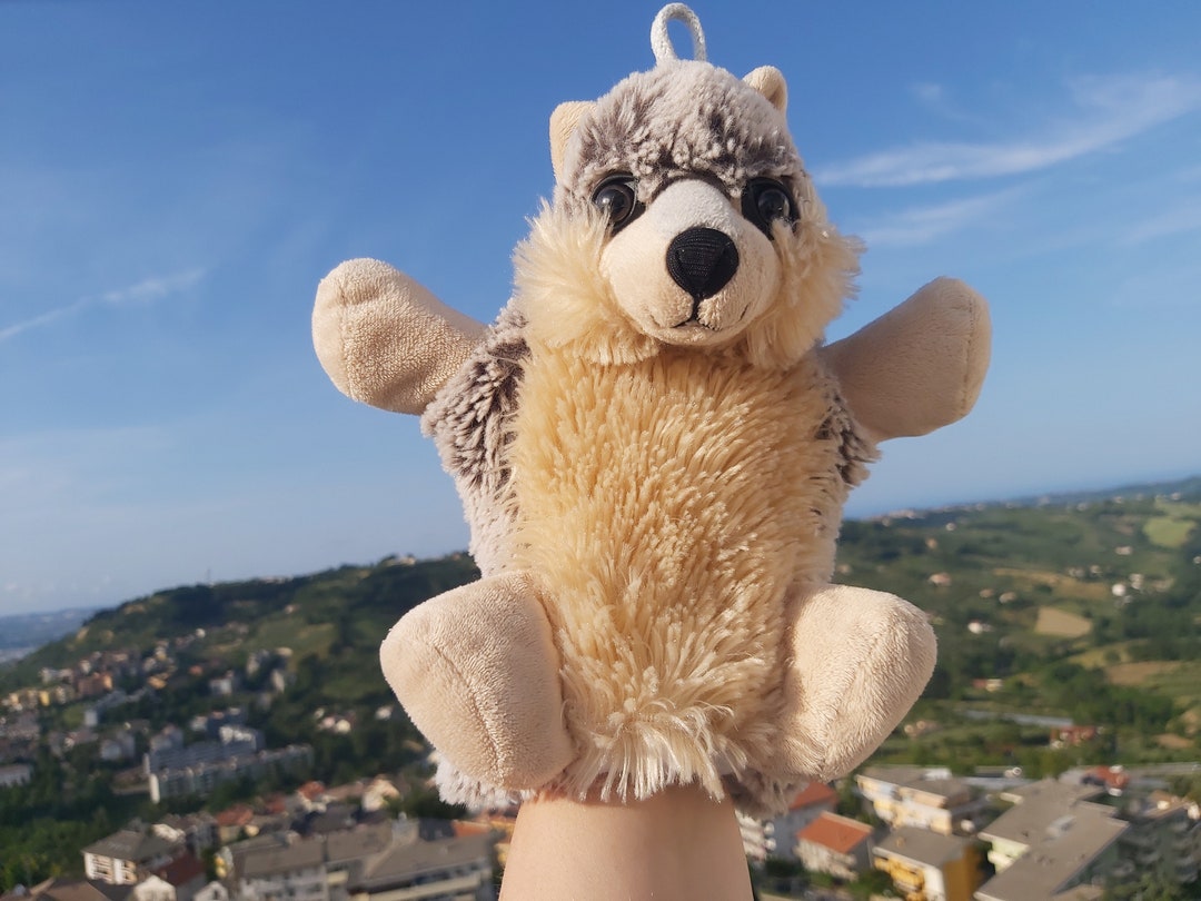 Husky Plush Puppet. Wolf Plush Puppet. Husky Hand Puppet Plush. Wolf ...