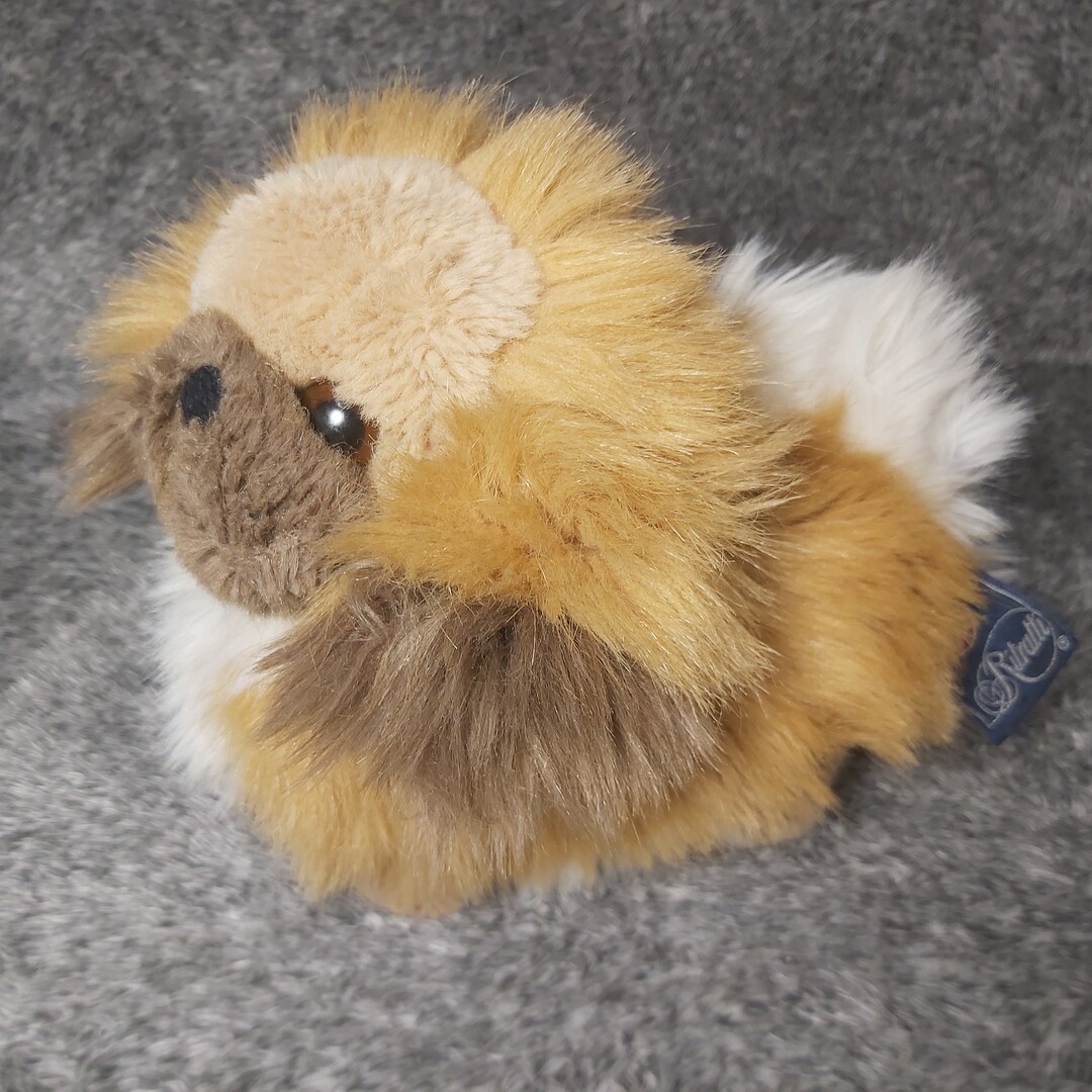 Pekingese Plush. Vintage Trudi Ritratti. Puppy Dog Pekingese Stuffed ...