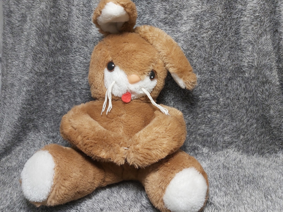 Vintage Plush Bunny Germany. Stuffed Bunny Vintage. Stuffed Animal ...