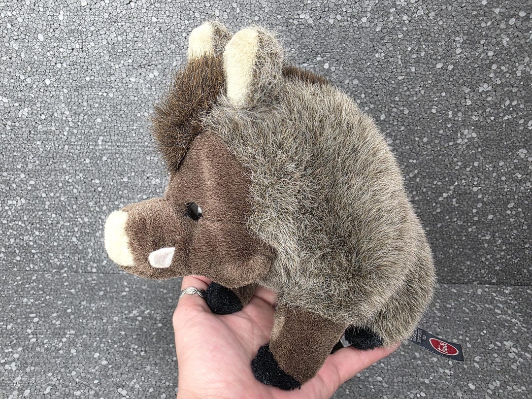 Wild Boar Plush Vintage. Wild Boar Trudi. Vintage Wild Boar Stuffed ...