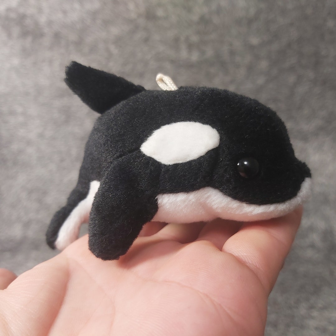Small Killer Whale Plush Vintage. Orca Plush Vintage. Trudi Sweet Collection Killer Whale ...
