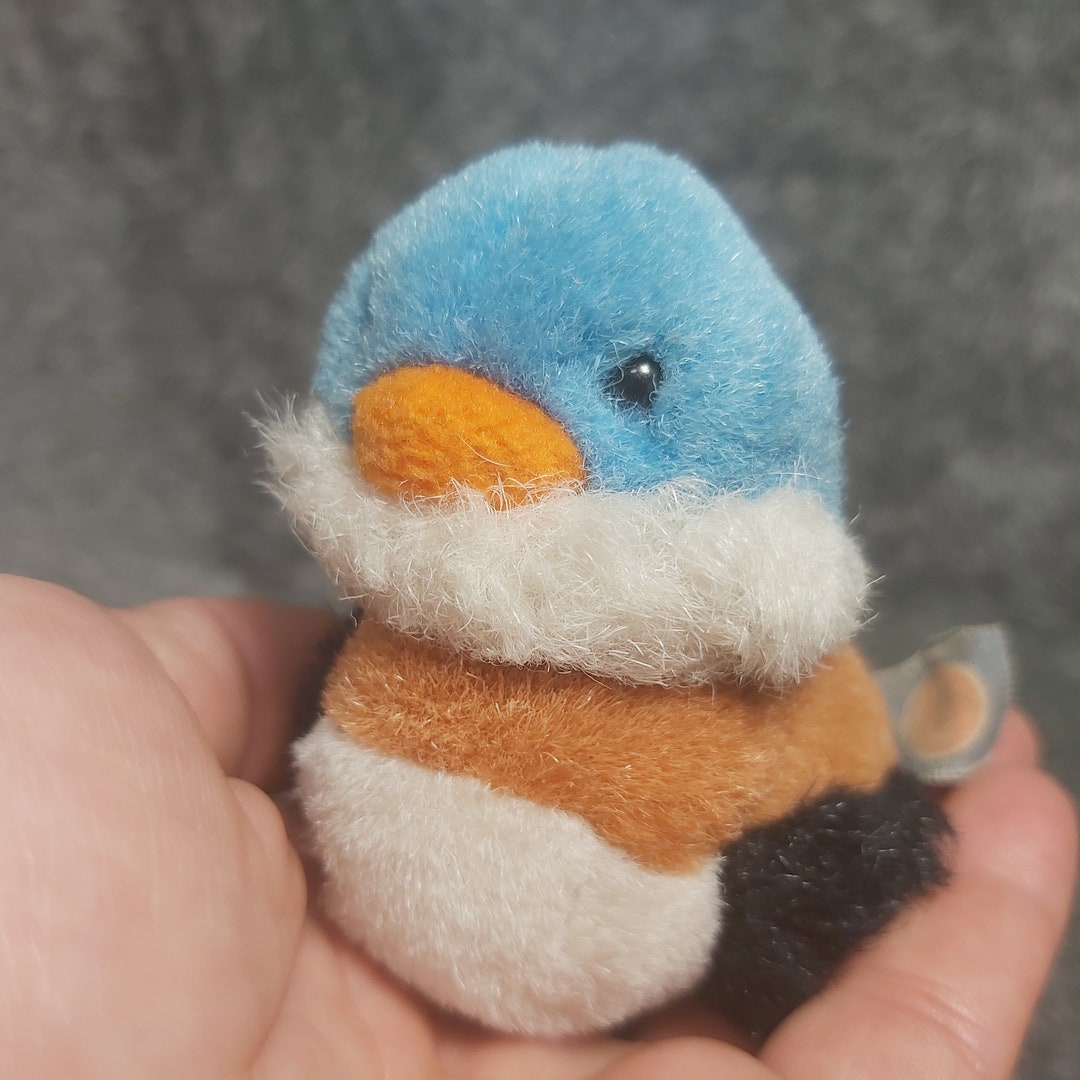Blue Head Realistic Duckling Plush Mallard. Trudi Vintage. Small ...