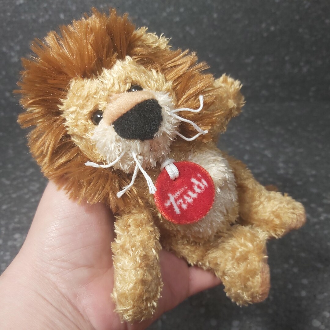 Lion Plush Vintage. Lion Trudi Bussi. Lion Stuffed Animal Vintage ...