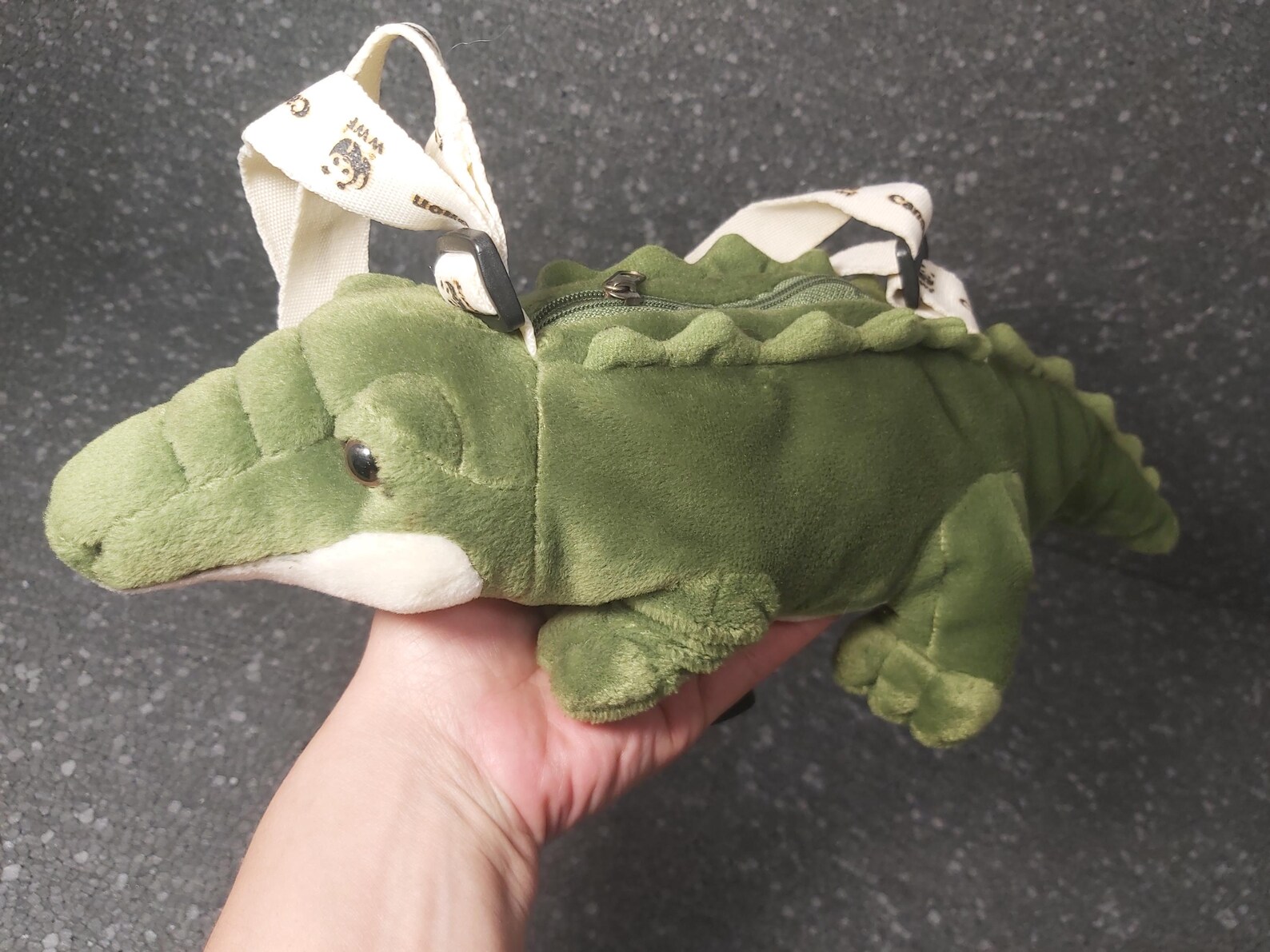 Realistic Crocodile WWF Bag. Vintage Plush Crocodile Anna Club Plush ...