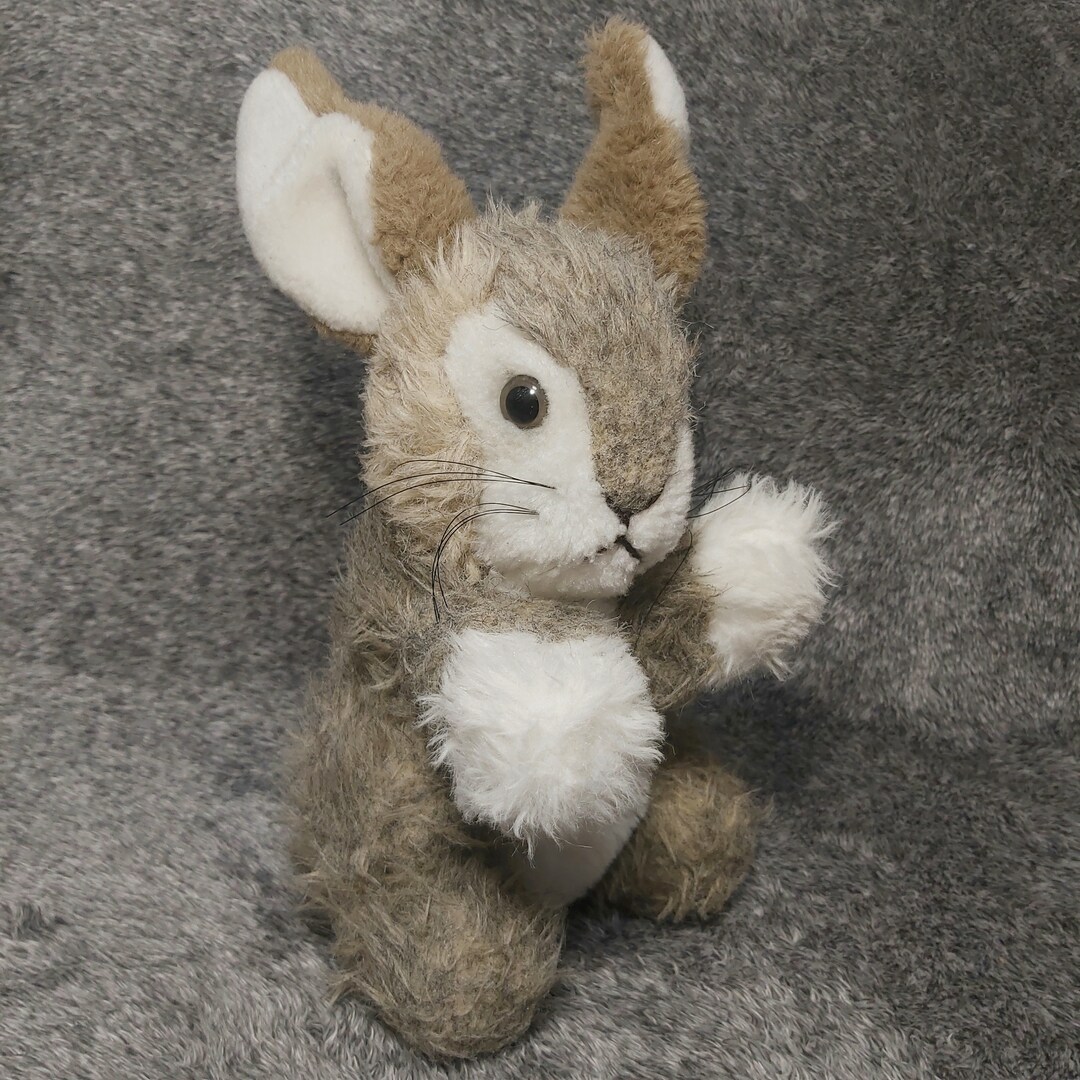 Vintage Brown Rabbit Plush. Vintage Rabbit Stuffed Animal. Vintage ...