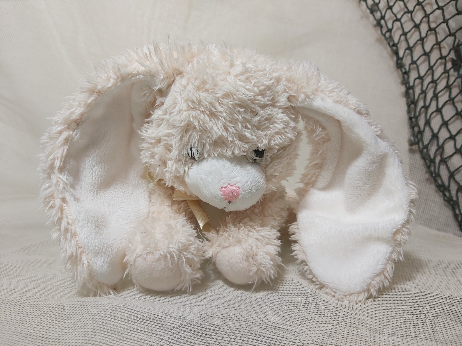 Vintage Plush Bunny. Vintage Plush Rabbit. Vintage White Bunny. Vintage ...