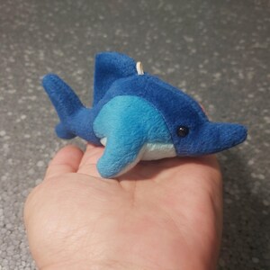 Dolphin Plush Keychain. Marlin Fish Trudi Sailfish Stuffed Animal ...