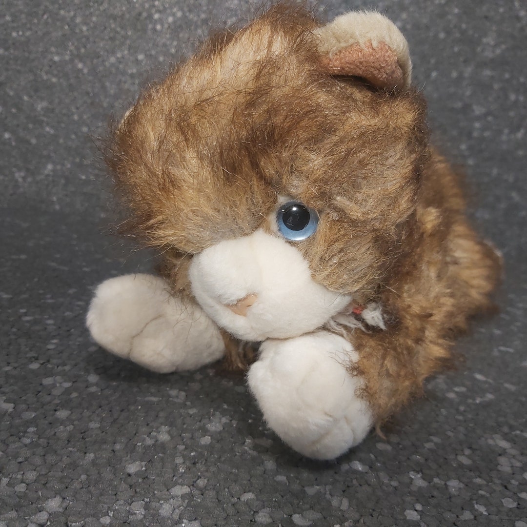 Plush Brown Kitten Vintage. Brown Cat Kitten Keel Toys Vintage Plush ...