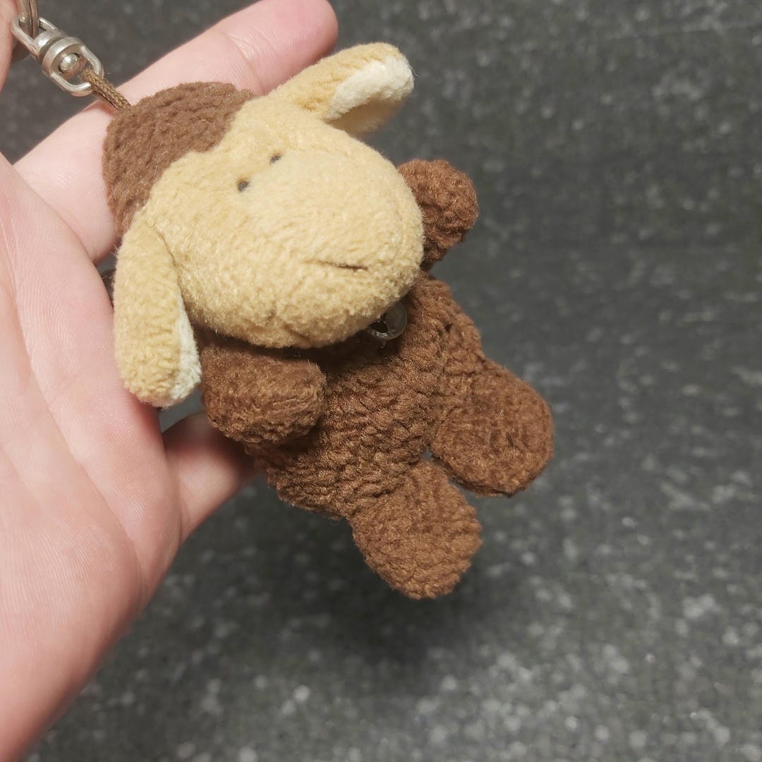 Vintage Sheep Nici Keychain Brown Sheep Plush Vintage. Stuffed Animal ...