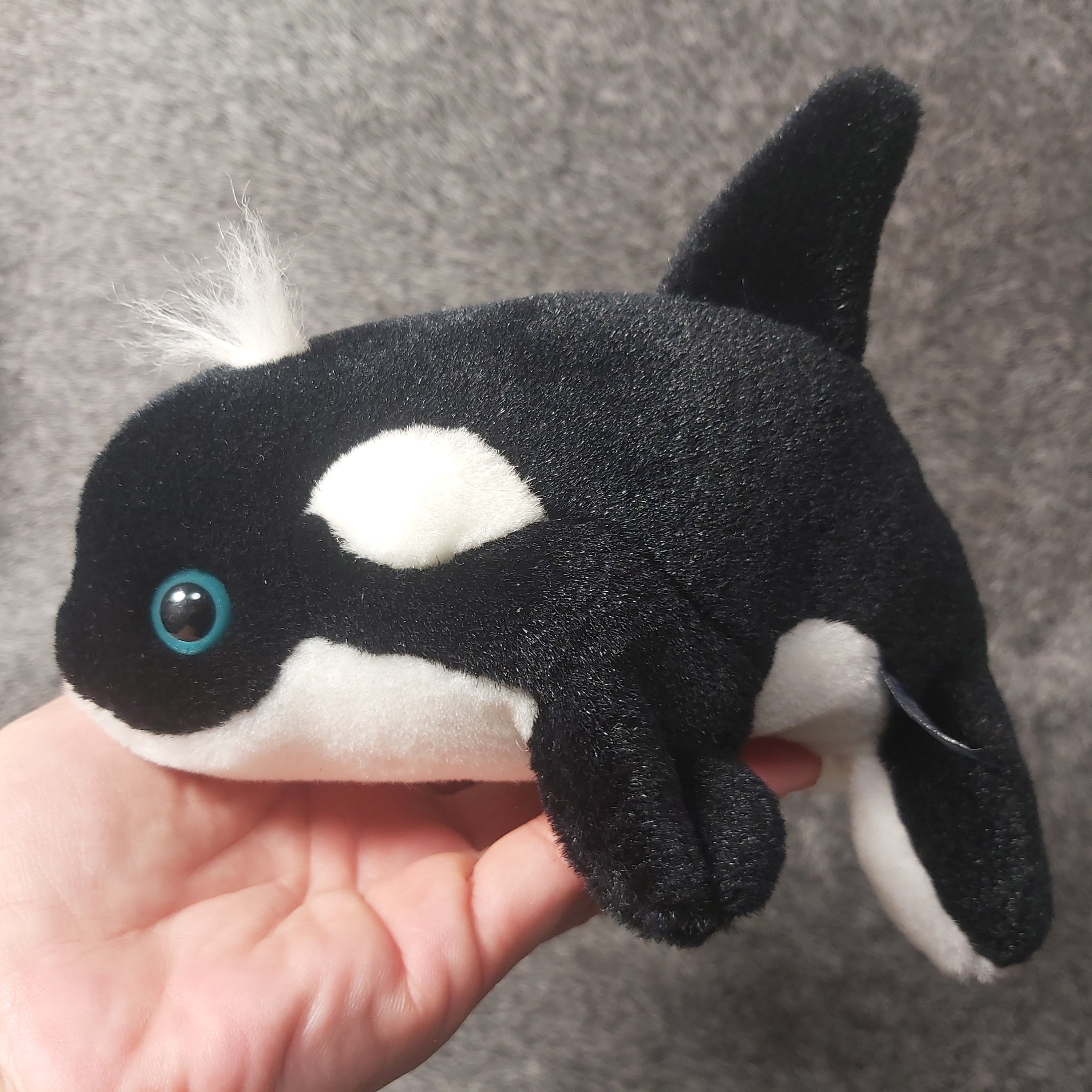 Killer Whale Plush Vintage. Orca Plush. Vintage Trudi. Killer Whale ...