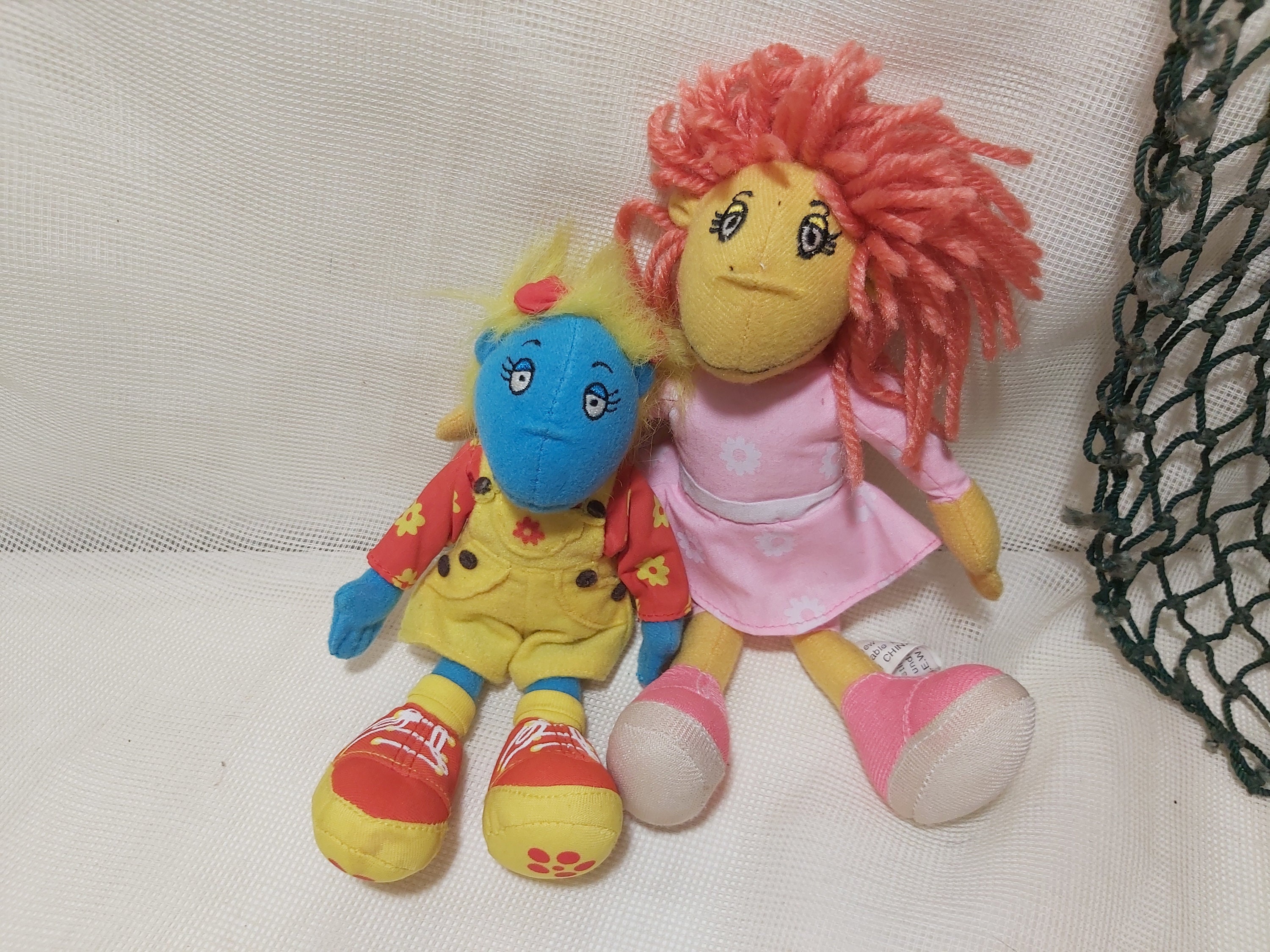Tweenies Dolls 2pcs. Bella and Fizz Soft Dolls Tweenies 1990s. Vintage ...