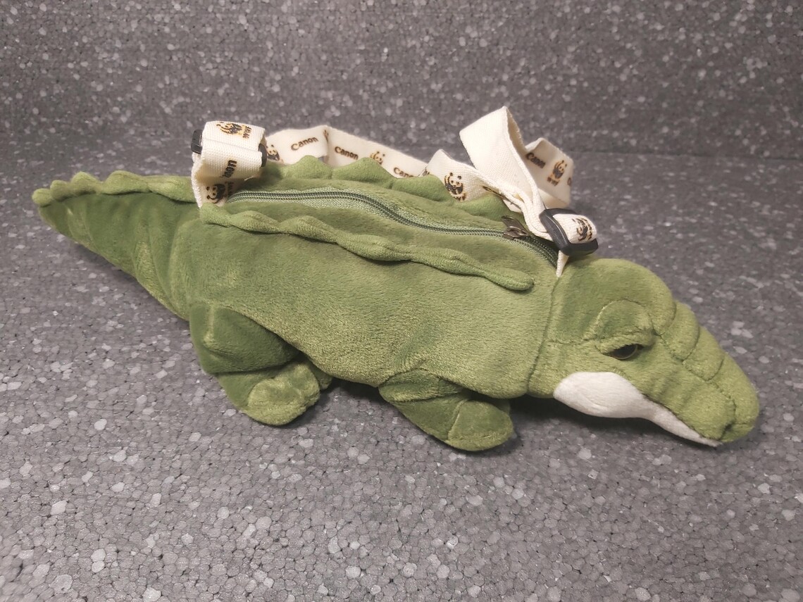 Realistic Crocodile WWF Bag. Vintage Plush Crocodile Anna Club Plush ...