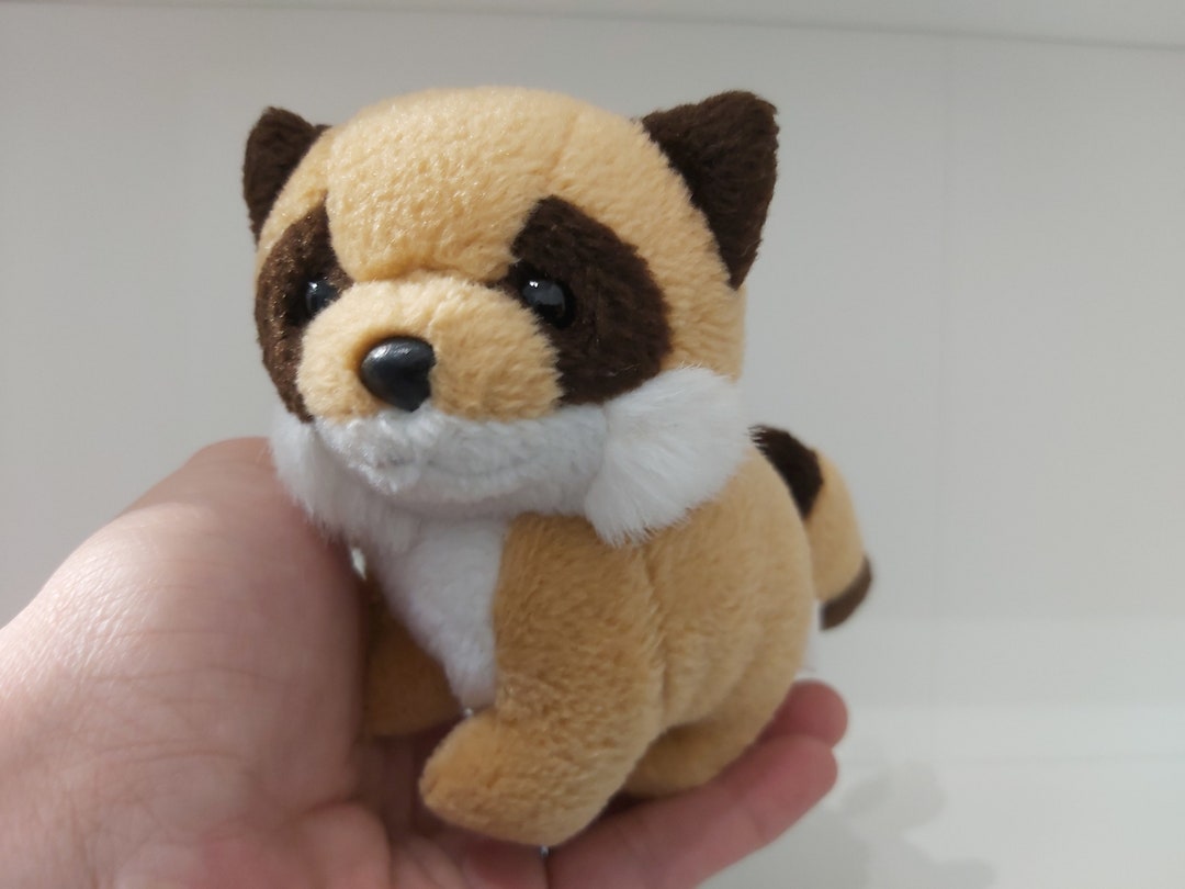 Racoon. Vintage Plush Raccoon. Small Plush Raccoon Vintage. - Etsy Norway