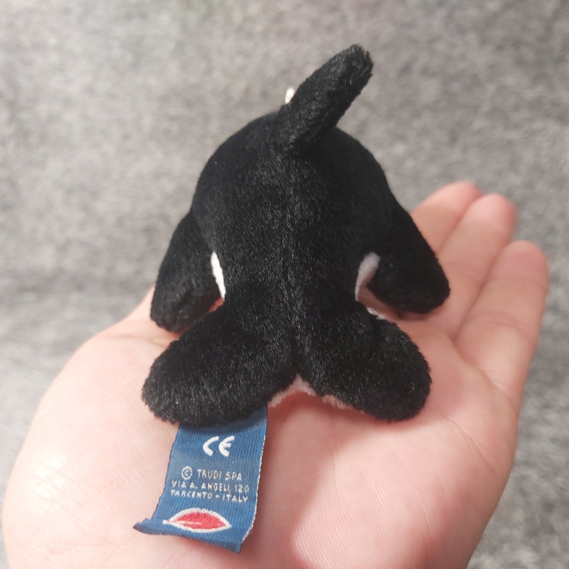 Small Killer Whale Plush Vintage. Orca Plush Vintage. Trudi Sweet ...