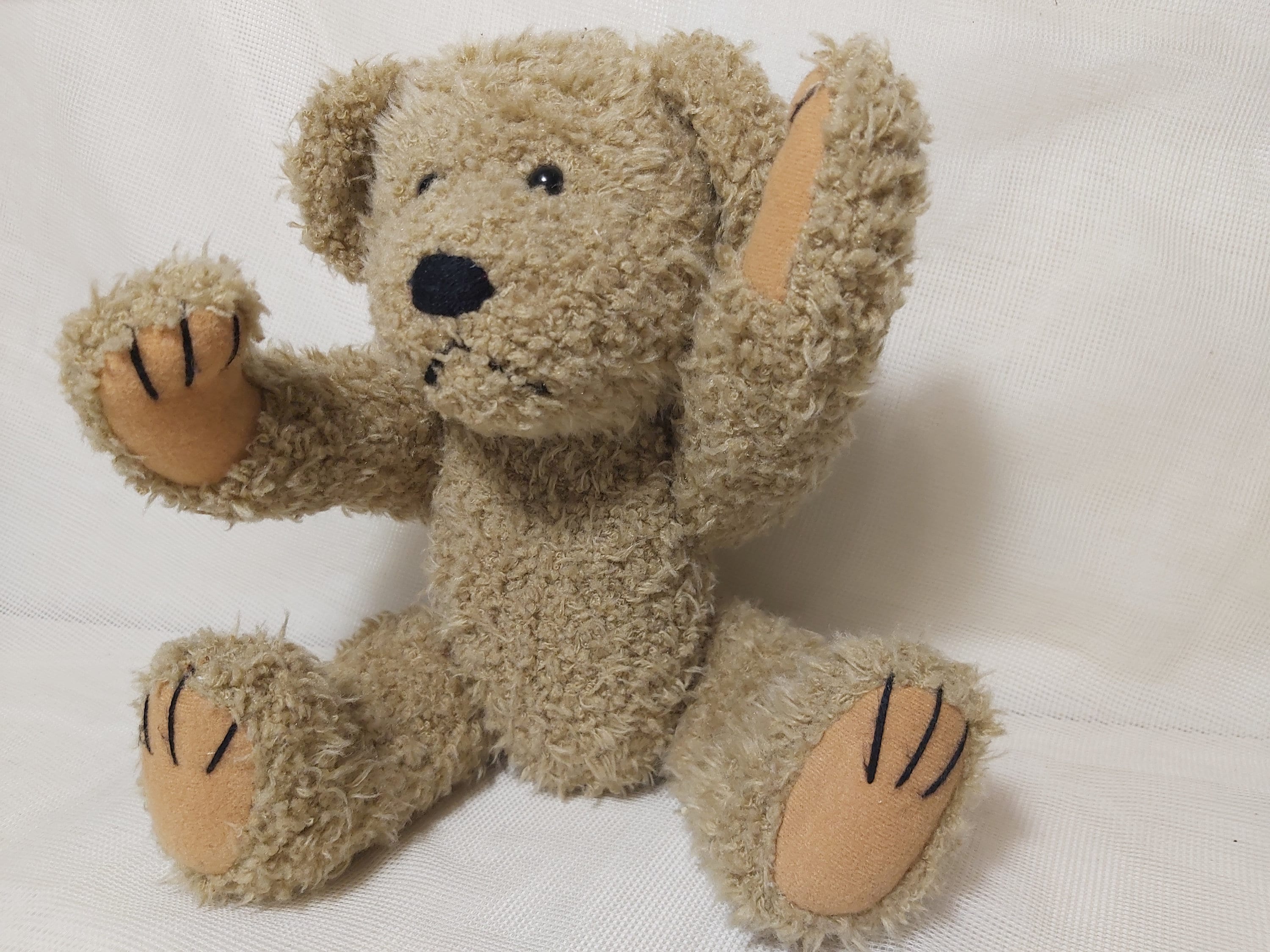 Classic Vintage Beige Teddy Bear. Vintage Stuffed Teddy Bear. - Etsy