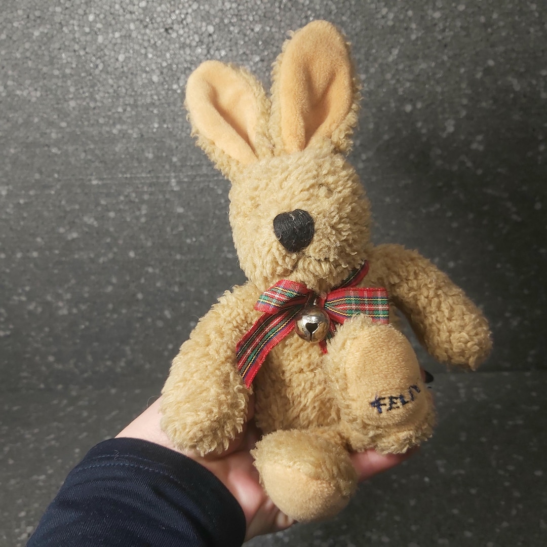 10inches Rabbit Felix Vintage Plush Bunny Die Spiegelburg. Small Rabbit ...