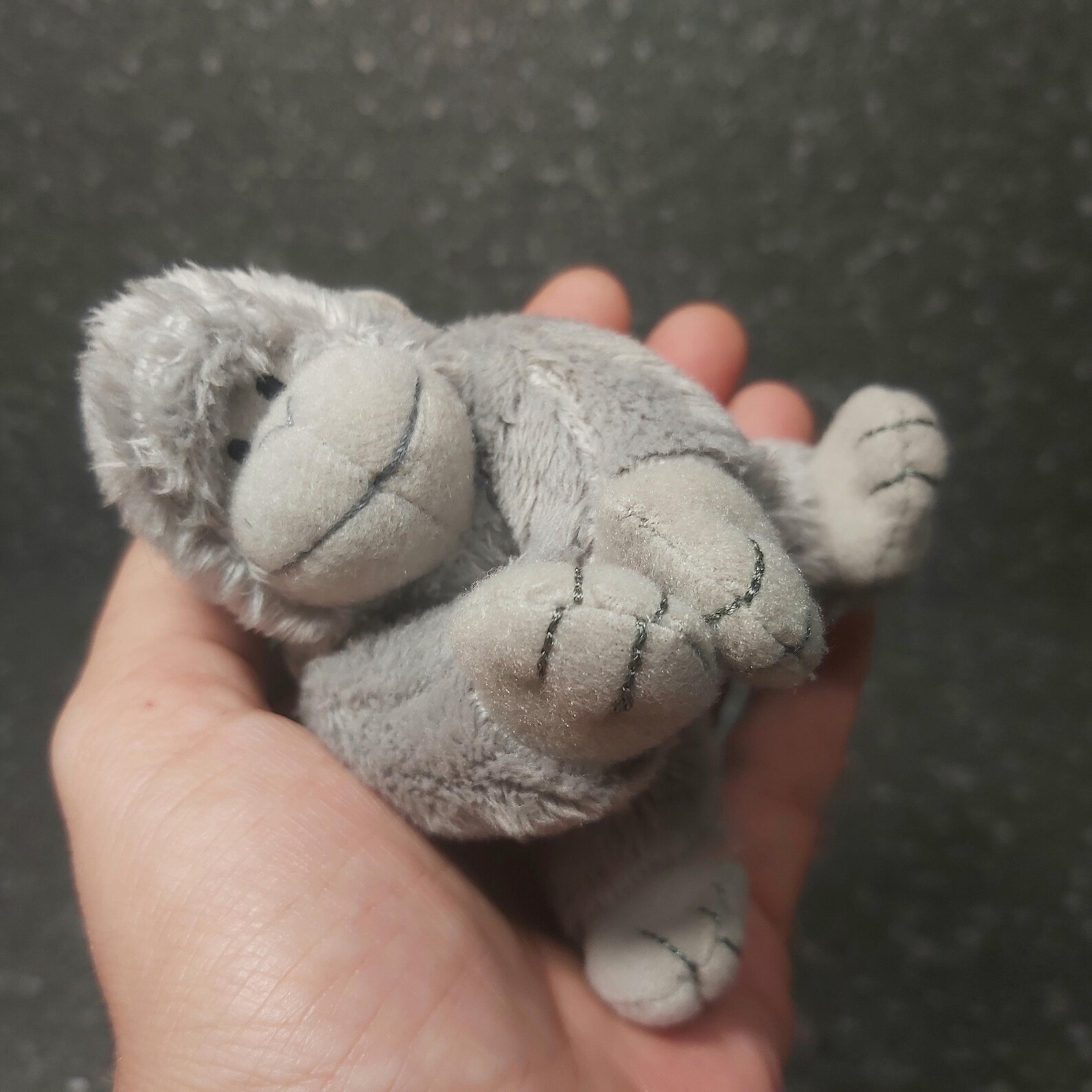 Gray Gorilla Plush. Trudi Vintage Gorilla Monkey. Small Gorilla Trudi ...