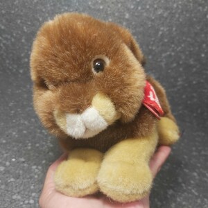 Brown Rabbit Plush. Vintage Bunny Trudi. Realistic Brown Rabbit Stuffed ...