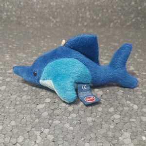 Dolphin Plush Keychain. Marlin Fish Trudi Sailfish Stuffed Animal ...