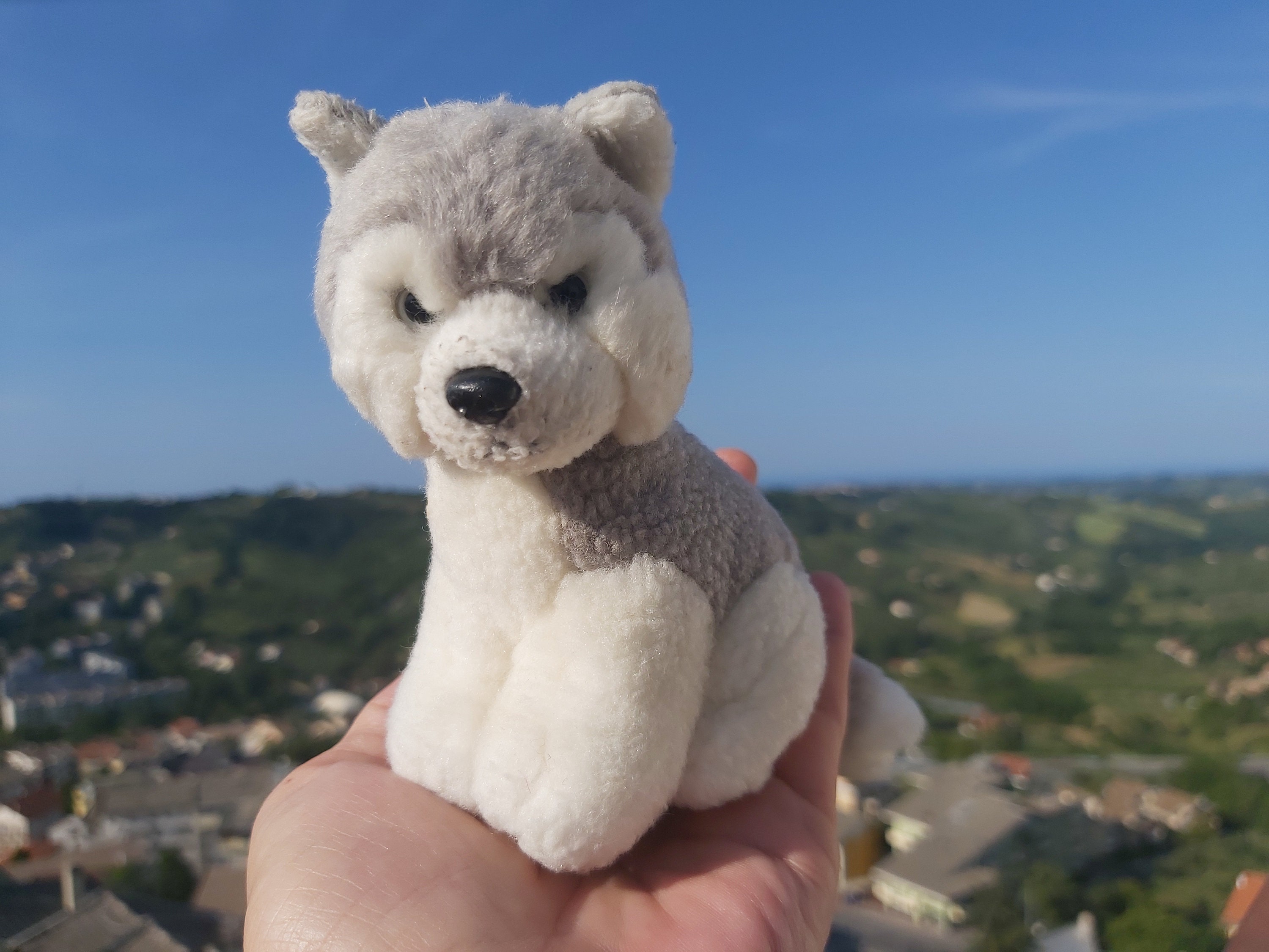 Puppy Husky Plush Dog. Stuffed Animal Husky Puppy Plush. Small Husky ...