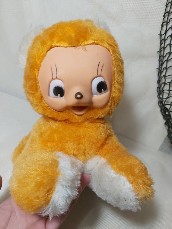 Vintage Plush Rubber Face Orange Cat. Gummigesicht Sonneberg. | Etsy