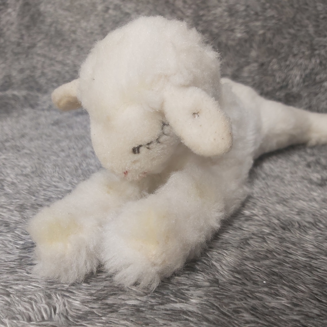 Steiff Lamb Vintage. Floppy Lamby Steiff. Sleeping Sheep Steiff Vintage ...