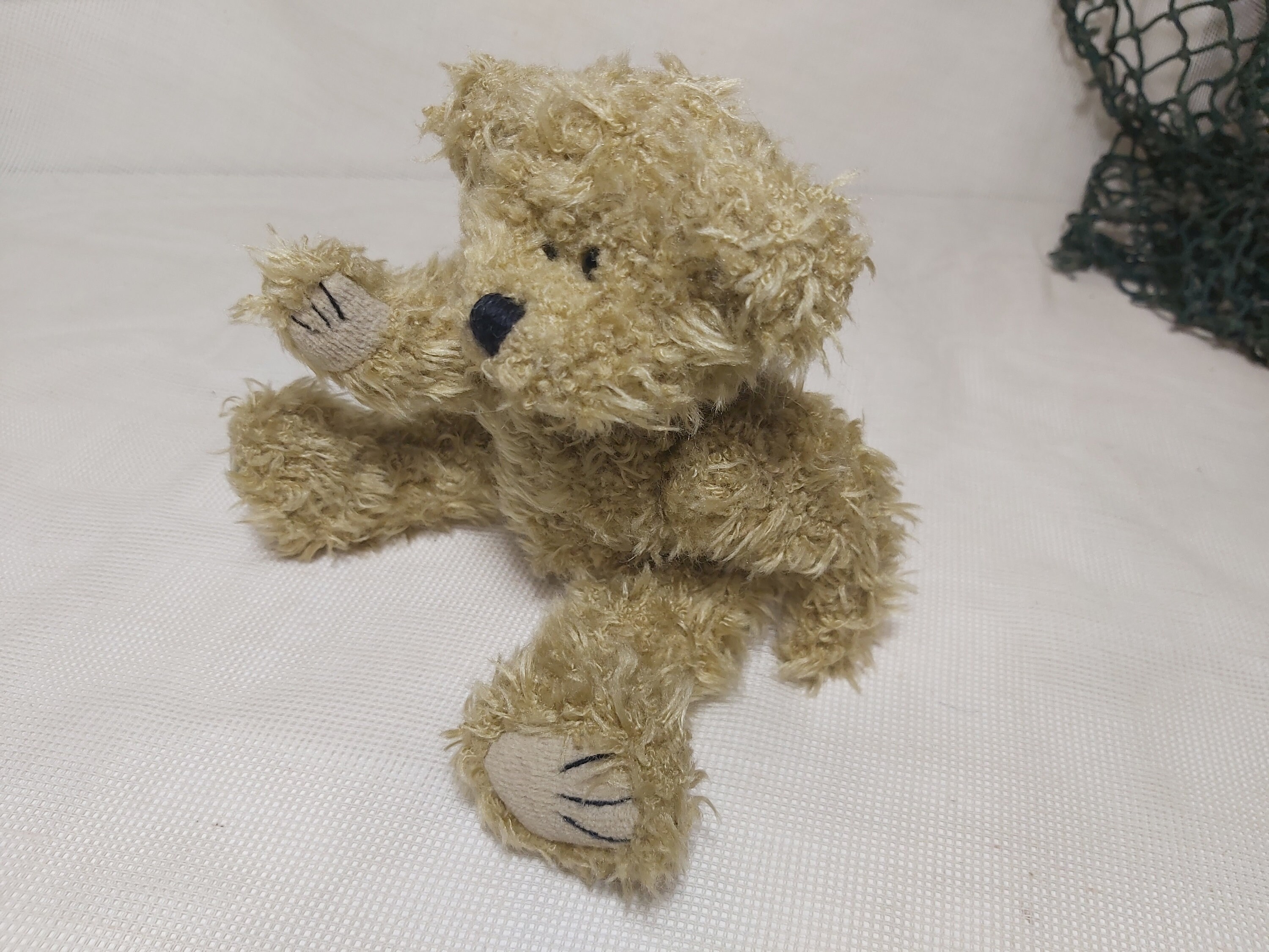 Small Beige Teddy Vintage. Classic Plush Teddy Bear. Movable Vintage ...