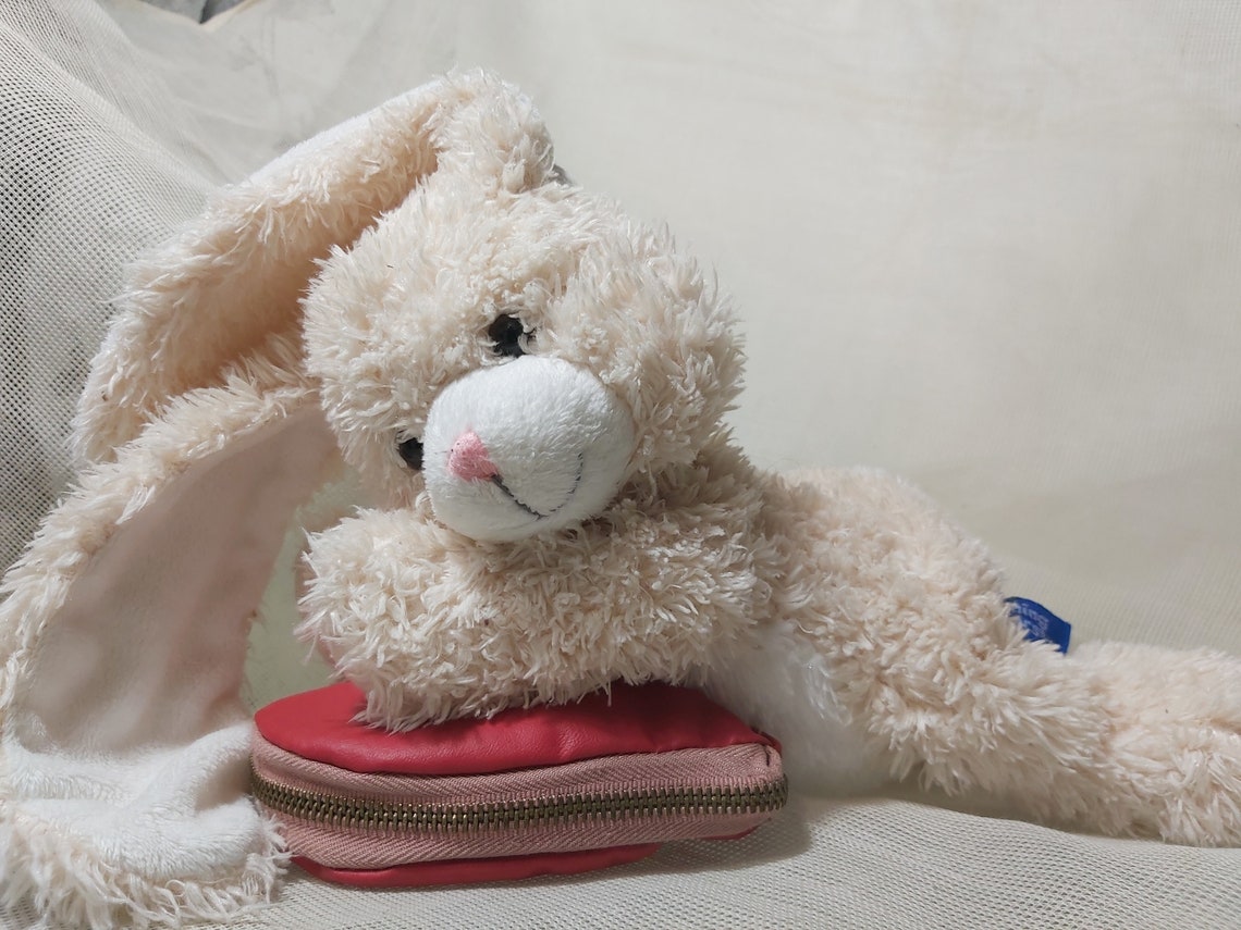 Vintage Plush Bunny. Vintage Plush Rabbit. Vintage White - Etsy