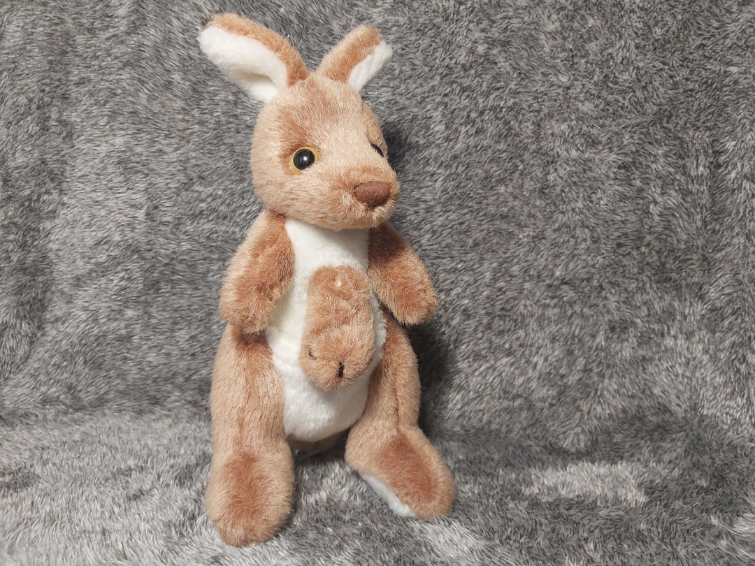 Kangaroo Australia Plush. Stuffed Kangaroo Baby. Australia Wildlife ...