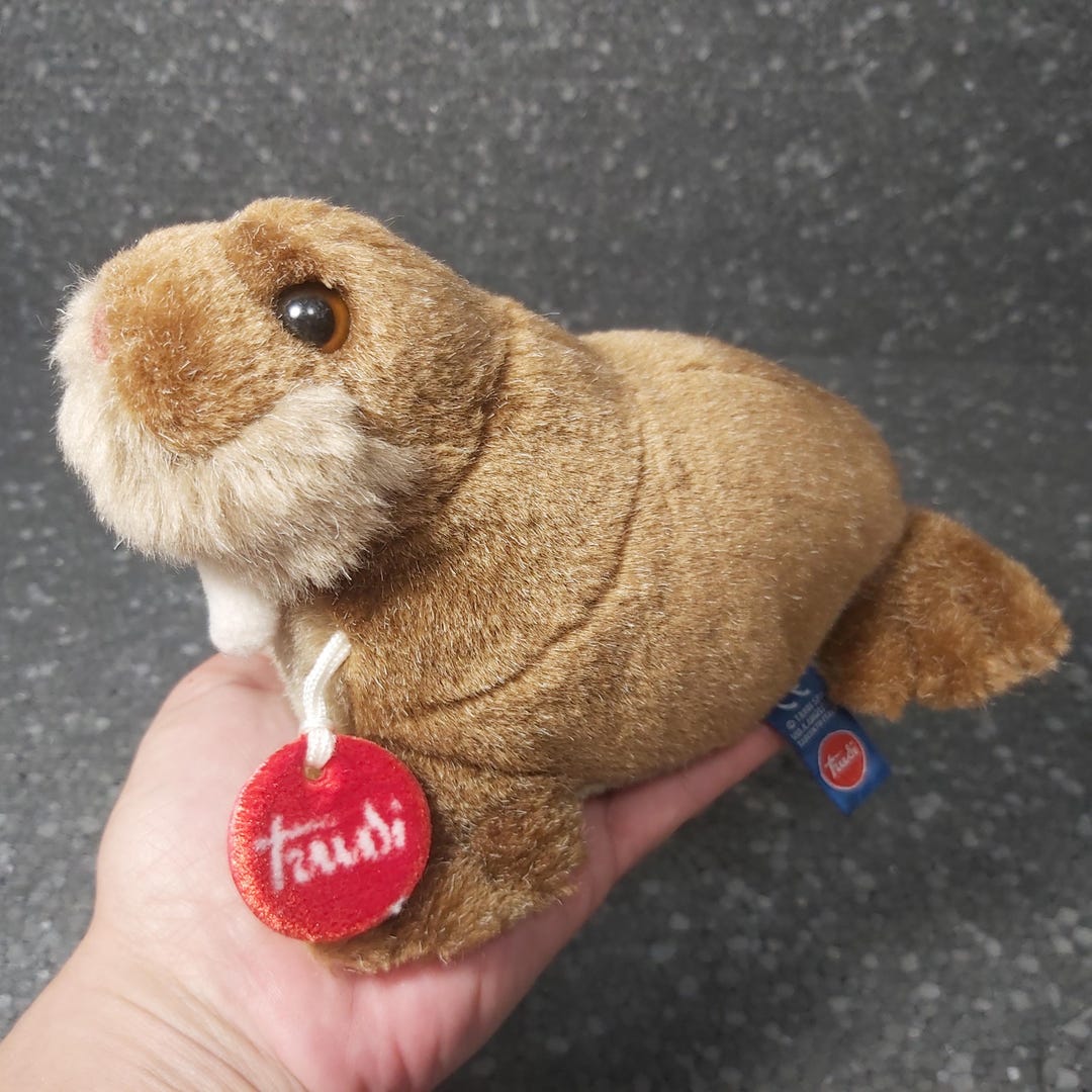 Walrus Plush Vintage. Walrus Trudi. Vintage Walrus Stuffed Animal ...