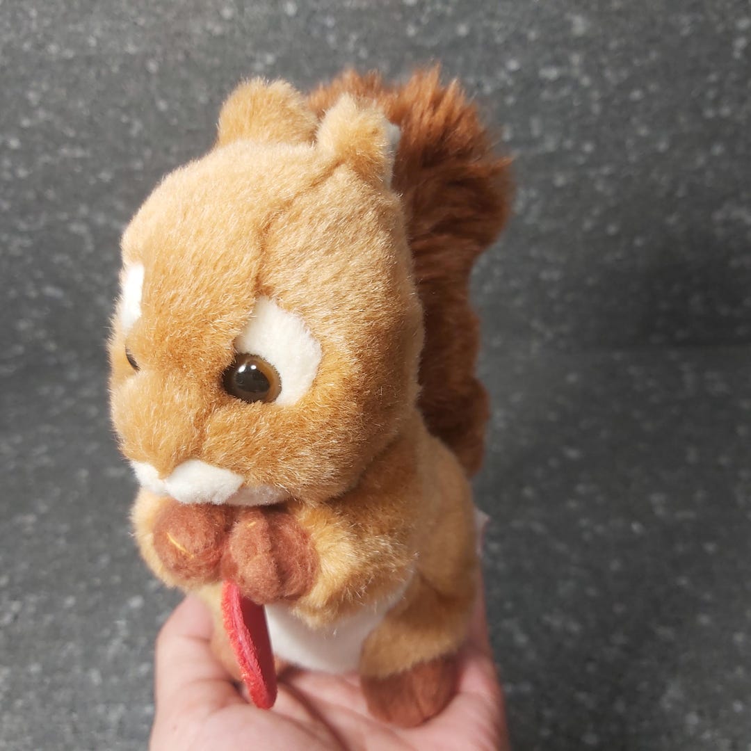 Squirrel Plush Vintage. Squirrel Trudi. Vintage Squirrel Stuffed Animal ...