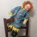 Vintage Rushton Star Clown. Rubber Face Clown Stuffed Doll Vintage ...