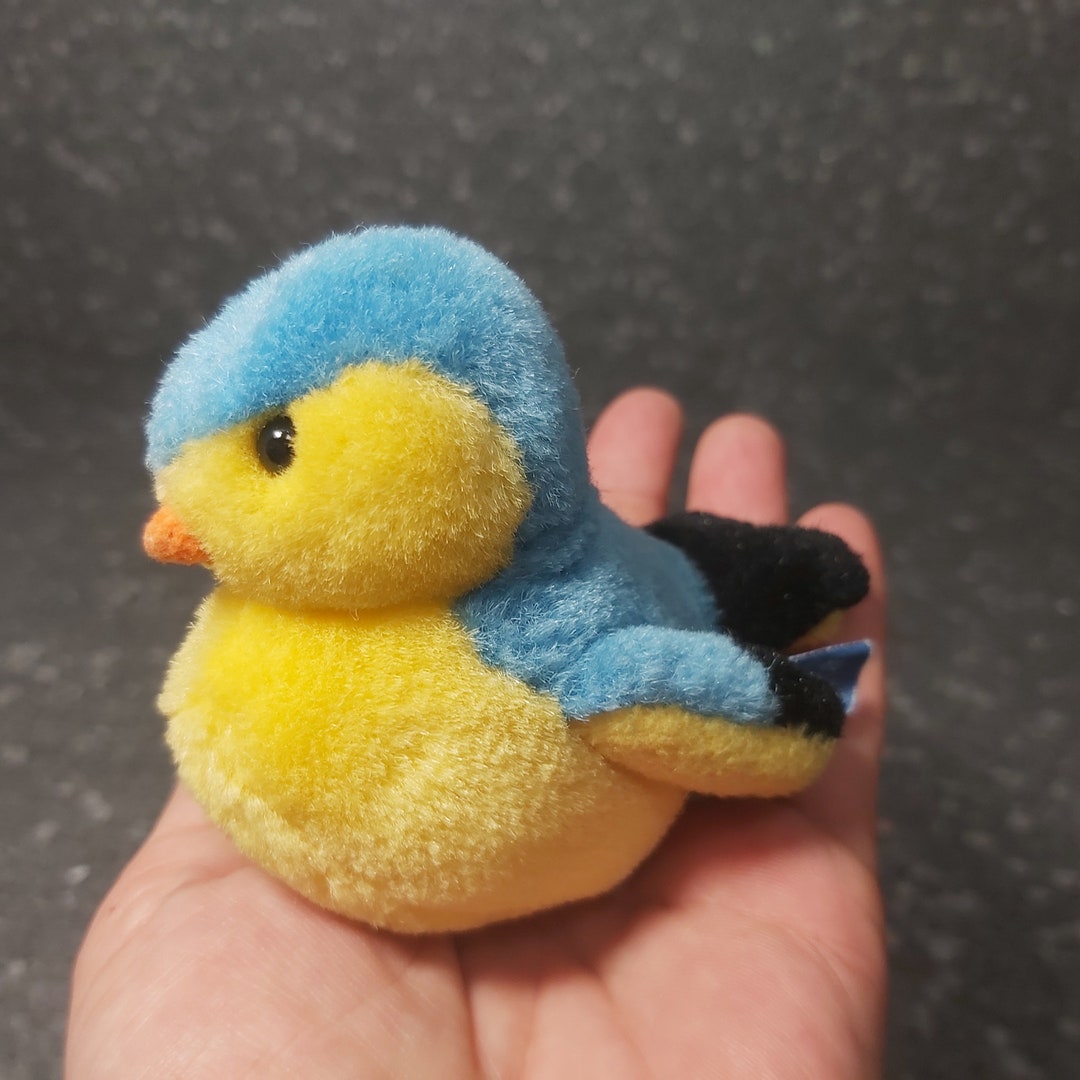 Blue Bird Plush Vintage Tit Bird. Plush Bird Trudi Sweet Collection ...
