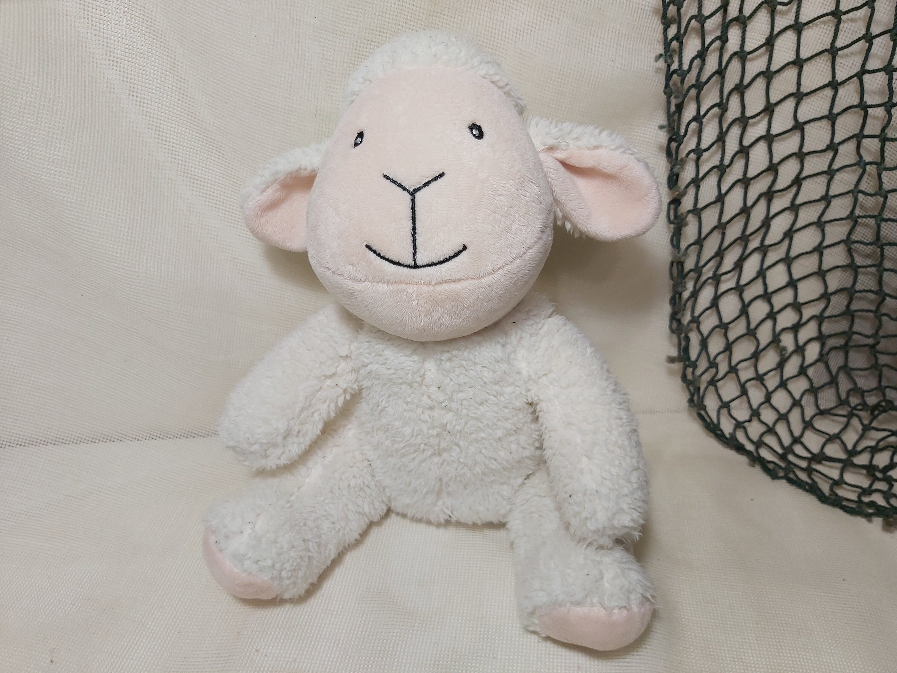 10 Vintage Sheep, Tukan, Germany. Stuffed White Plush Sheep. Old Soft ...